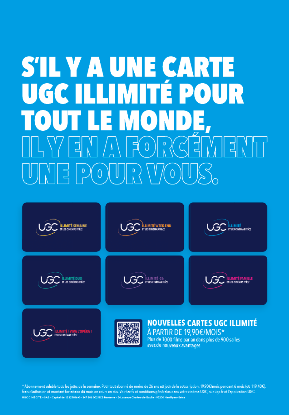 Le cinéma plus accessible que jamais avec les nouvelles offres UGC ...